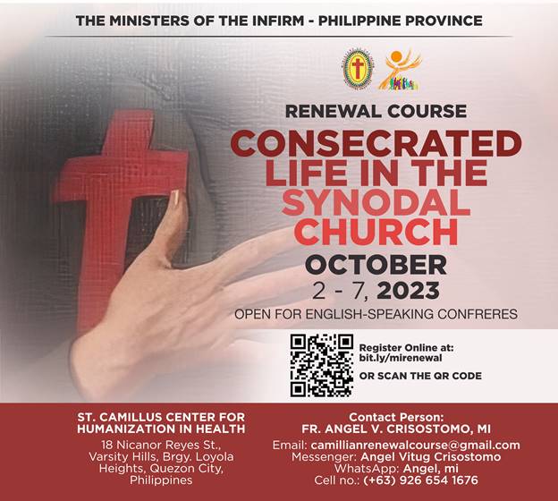 Camillian Renewal Course “Consecrated Life in the Synodal Church ...